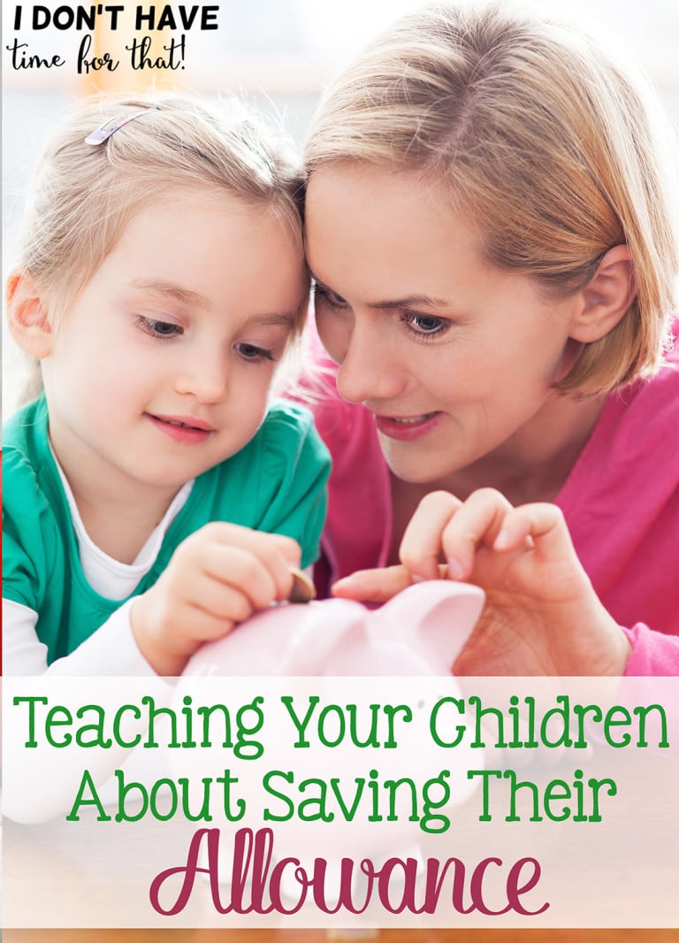 Teaching Your Children about Saving Their Allowance
