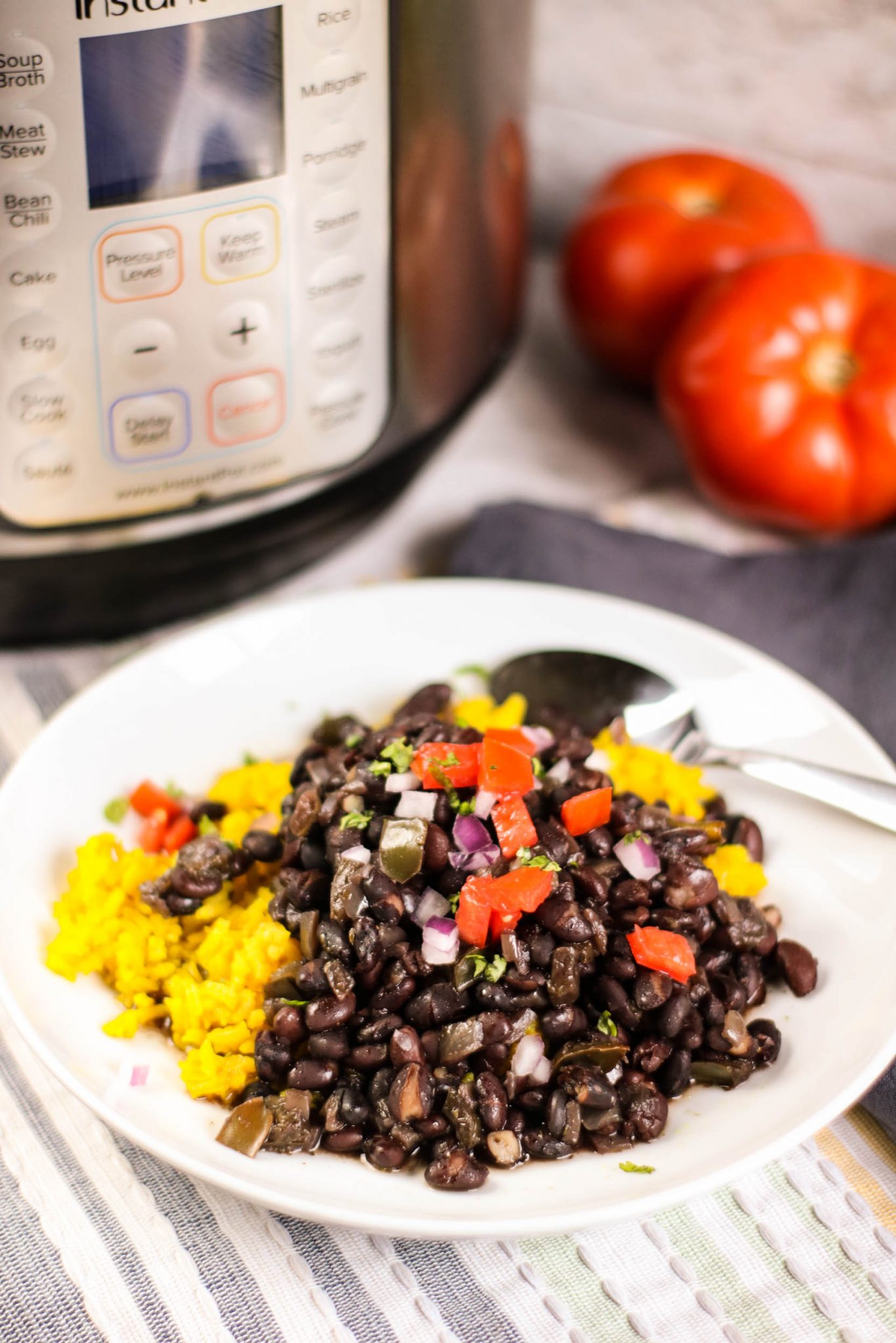 Instant Pot Cuban Black Beans - I Don't Have Time For That!