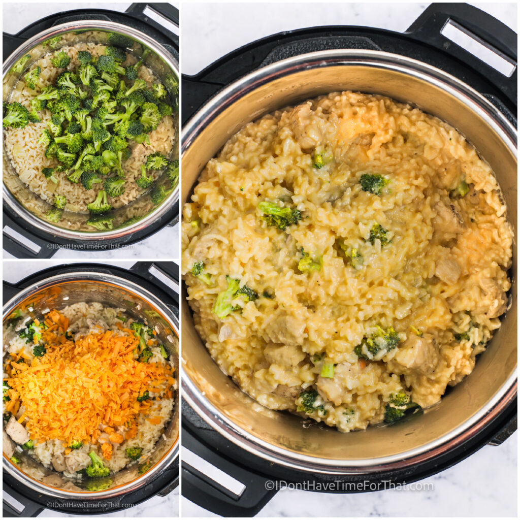 Instant Pot Chicken Broccoli and Rice